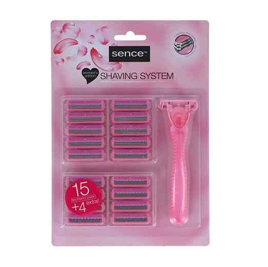 هيلين » شفرات جسم من سينس 19 قطعة Sencebeauty Razors 15+4pcs Triple ...